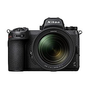 Nikon Z 7II FX-Format Mirrorless Camera Body w/NIKKOR Z 24-70mm f/4 S Black (Renewed)