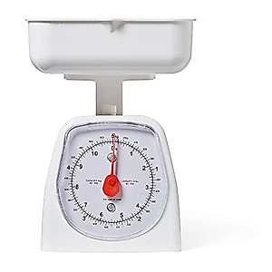 hand2mind Dual-Dial Analog Platform Scale, 5 kg Scale, Kitchen Scales, Weighing Scales, Classroom Supplies for Teachers Elementary, Teacher Supplies, School Supplies