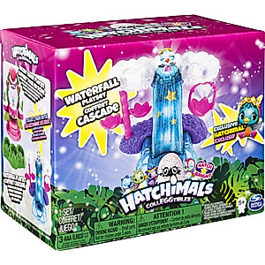 Hatchimals CollEGGtibles, Waterfall Playset with Lights and an Exclusive Season 4 CollEGGtible, for Ages 5 and Up