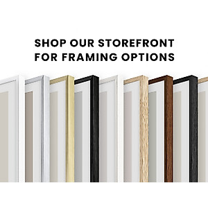 HAUS AND HUES Abstract Art Wall Decor - Set of 6 Modern Art Gallery Wall Decor, Abstract Minimalist Wall Art, Mid-Century Modern Wall Decor, Modern Art Wall Decor, Neutral Art (Black Frame, 16x20)