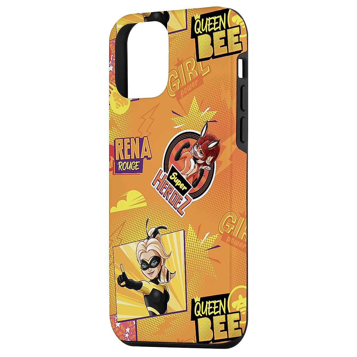 iPhone 12 mini Miraculous Collection Iconic Queen Bee and Rena Rouge Case