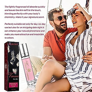 2pc Lunex Ferro Perfume, Ferromont Roll-on Perfume for Women, P_h_e romone Perfume for Women, Ferromont Perfume Oil, Travel Perfume Long Wear, Perfume for Men and Women (Miss)