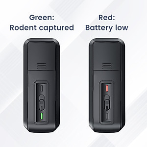 OWLTRA OW-2 Indoor Electric Mouse Trap 2 PCS, Instant Kill Rodent Zapper with Pet Safe Trigger, Black