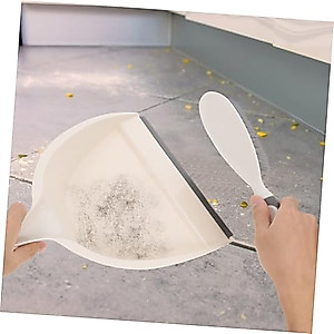 MUCKLILY 1 Set Broom Dustpan Broomstick Hand Held Broom Mini Dustpan and Brush Mini Dust Pan and Brush Portable Broom Household Brooms Handheld Broom and Dustpan Mini Hand Broom Pan Plastic
