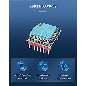 BIGTREETECH ESP32U ESP32-WROOM Development Board Wi-Fi+BT+BLE MCU Module with IPEX Antenna Dual-core Microcontroller Wireless Bluetooth WiFi Module for Ender 3/5 SKR2 Octopus Octopus pro