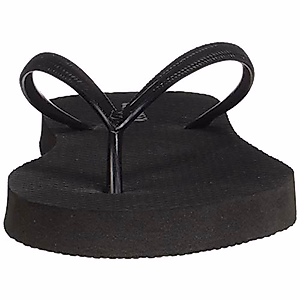 OLD NAVY Flip Flop Sandals for Woman, Great for Beach or Casual Wear (5, Black)