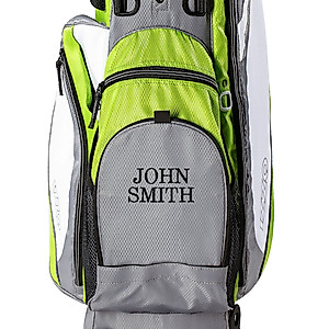 IZZO Golf Lite Grey/Lime/White Walking Ultra Light Perfect with Dual Straps for Easy to Carry Golf Bag