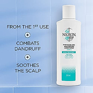 Nioxin Scalp Recovery Step 2 Moisturizing Conditioner for Itchy, Flaky Scalp, Anti-Dandruff Conditioner with Pyrithione Zinc, 6.76 oz