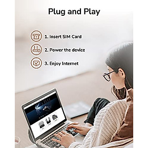 Cudy New AC1200 Unlocked 4G LTE Modem Router with SIM Card Slot, 1200Mbps Mesh WiFi, EC25-AFX Qualcomm Chipset, Detachable Cellular Antennas, DDNS, VPN, LT500D