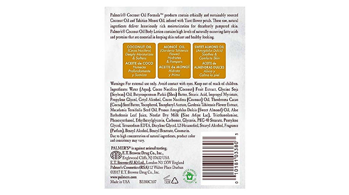 Palmer's Coconut Oil Body Lotion - 48 Hour Hydration