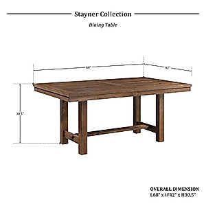 Lexicon Stayner Dining Table, Brown