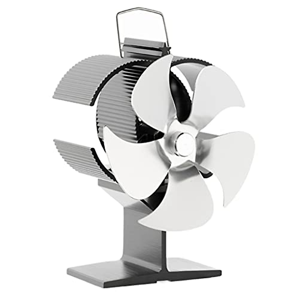 Practical Wood Log Stove Fan Quiet With 5 Heat Powered Fan Efficient Winter Warmer Circulating Warm Air Heat Powered Stove Fan For Wood Burning Stove