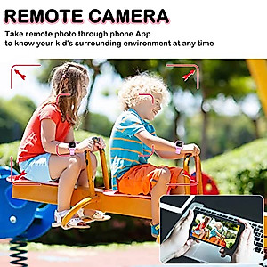 OKYUK Kids Smart Watches Boys Girls Ages 3-15 Kids GPS Tracker Waterproof 1.3 Touchscreen Watch with SIM Card SOS Two Way Call Voice Chat Christmas Birthday Gift for 3-15 Year Old Boys Girls