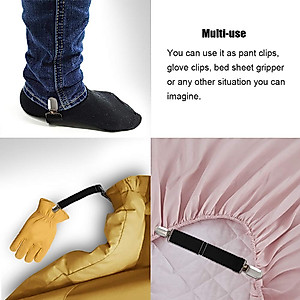 Boncas Improved Adjustable Elastic Boot Clips Boot Straps Pant Clips Stirrups Leg Straps Keeping Your Pants Tucked