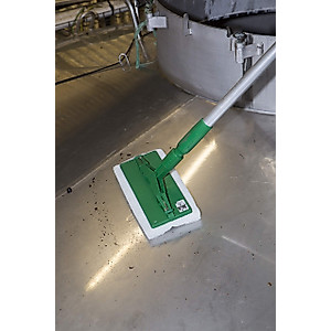 Vikan, Green Pad Holder,Floor,9" x 3.7",PP/SS, 5500