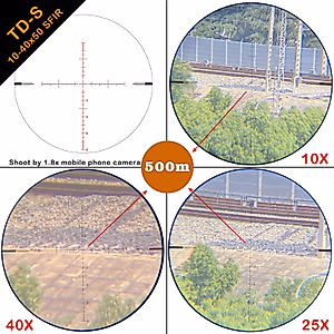 WestHunter Optics TD-S 10-40x50 SFIR Long Range 1/10 MIL Precision Riflescope | Picatinny Shooting Kit B