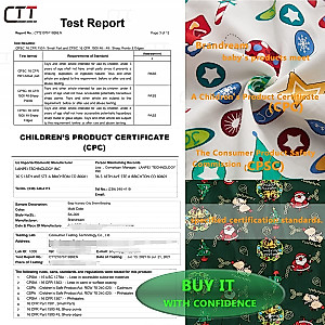 Brandream Christmas Crib Bedding Sets for Girl Boy Nursery Set 3 Pieces 100% Cotton Gender Neutral Baby Bedding | Crib Comforter, Fiited Crib Sheet, Dust Ruffle