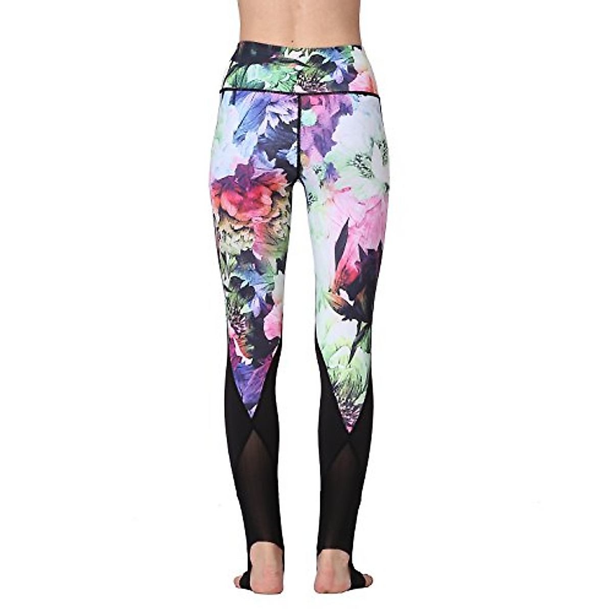 tom+alice Stretch Printed Yoga Pants for Women Girl Solid Color High Waisted Athletic Outdoor Golf Leggings