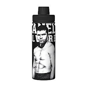 Eevikion Canelo of Alvarez Stainless Steel Insulated Tumbler Sports Water Bottle Hot and Cold Travel Cup 18oz