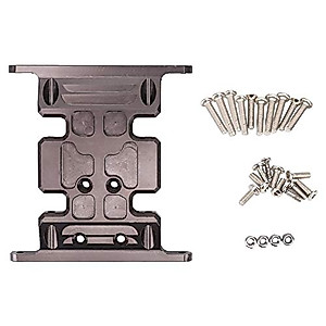 Tbest RC Gearbox Base, RC Gearbox Bottom Protection Plate Aluminum Alloy Gearbox Mounting Bases RC Part Car Model Accessory