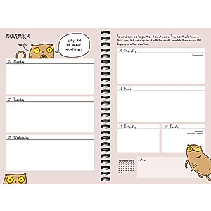 Sad Animal Facts Weekly Planner 2021