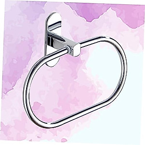 Towel Rack 2pcs Towel Hanger Wall Mounted Towel Holder Towel Rack No Punching Towel Ring Tower Hanger Towel Hanging Towel Bar Single Towel Shelf Towel Bar