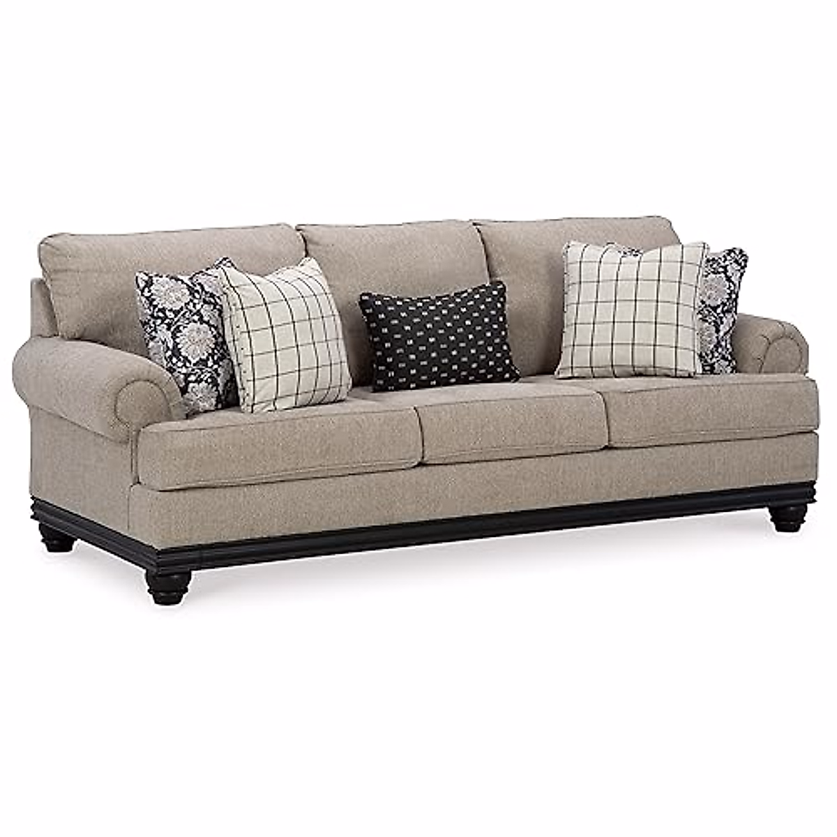 Signature Design by Ashley Elbiani Classic Sofa for Living Room, Light Gray