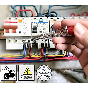 13 Piece Insulated Screwdriver Set R'deer Industrial Level 1000v Cr-V Magnetic Slotted Phillips Pozidriv Torx Electrician Tool Kit