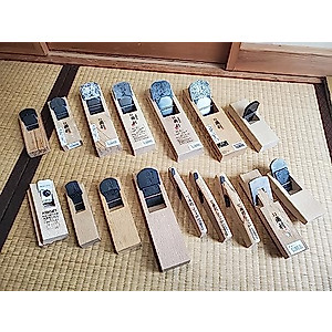 KAKURI Japanese Hand Plane 42mm for Woodworking, KANNA Mini Block Plane Hand Planer for Wood, 7.0 x 2.1 x 1.6 inches, White Oak Body, Made in JAPAN