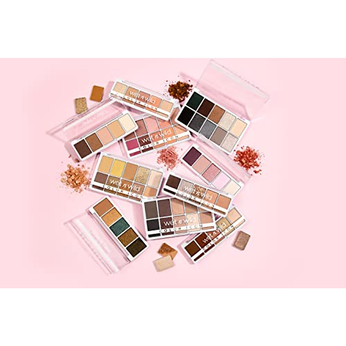 wet n wild Color Icon 10-Pan Eyeshadow Makeup Palette, Brown Nude Awakening, Long Lasting, Shimmer, Metallic, Glittery, Matte, Rich Smooth Pigment, Cruelty Free