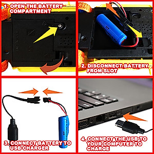 ArtCreativity Remote Control Bubble Pickup Truck with Lights, Includes Rechargeable Bubble Blowing Car, Controller, Bubble Solution, Mini Funnel & Charging Cable, Indoor & Outdoor Bubble Toy for Kids