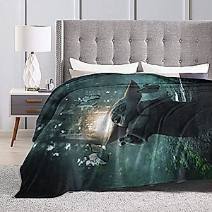 Anime Fleece Throw Blanket for Couch, 50x60 inches Soft Cozy Bed Throw Blankets Perfect for Adults or Children's Gifts
