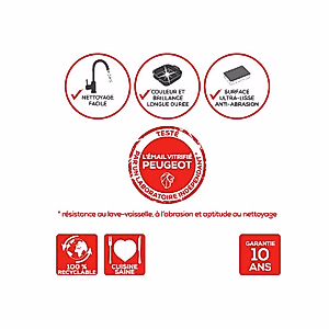 Peugeot Appolia Individual Petite Square Oven Baking Dish, 5" x 5", Ecru