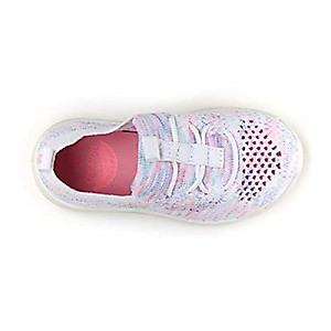 OshKosh B'Gosh Unisex-Child Tahoe Athletic Sneaker, White/Multi, 8 Toddler