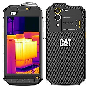 CAT Phones CS60SUBUSAUN S60 Rugged Waterproof 32 GB Smartphone with Integrated FLIR Camera