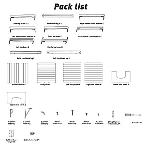 Stylish Wooden Enclosure Cabinet Furniture Compatible with Litter-Robot 3 and 4 - Accessories for Litter-Robot 3 and 4(Litter-Robot NOT Included)