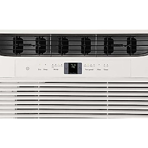 Frigidaire FFRA062WAE Window-Mounted Room Air Conditioner, 6,000 BTU with Multi-Speed Fan, Sleep Mode, Programmable Timer, in White