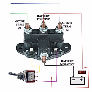Snow Plow RELAY WINCH MOTOR REVERSING SOLENOID SWITCH NEW 12 VOLT Salt Spreader
