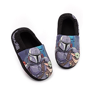 STAR WARS The Mandalorian Slippers Boys Baby Yoda House Shoes 1.5 US
