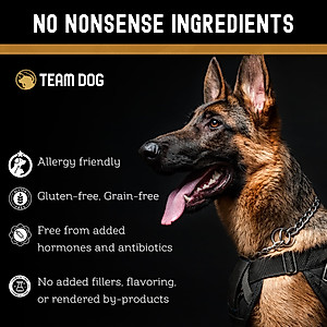 Team Dog Duck Dog Food Topper | Shredded Duck Freeze Dried Raw Dog Food Topper | Wet & Dry Dog Food Toppers for Picky Dogs | with Duck, Duck Gizzard, Duck Liver & Duck Hearts for Dogs | 5 Oz