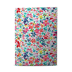 Head Case Designs Officially Licensed Ninola Colorful Petals Spring Art Mix Vinyl Faceplate Gaming Skin Decal Compatible With Sony PlayStation 5 PS5 Digital Edition Console and DualSense Controller
