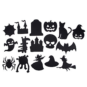 LUREME Scratch Paper Art Set 107 Pcs Rainbow Magic Scratch Off Arts and Crafts Supplies Kits Sheet Party Favor Christmas Easter Craft Birthday Gifts (ME000010-2) Halloween