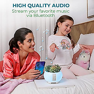 Oasis 3-in-1 White Noise Machine for Adults, Kids & Baby Sleeping – Must Haves Sleep Sound Machine with Baby Shusher White, Pink, Gray, Brown Noise, Music & Nature Sleep Sounds for Deep Restful Sleep
