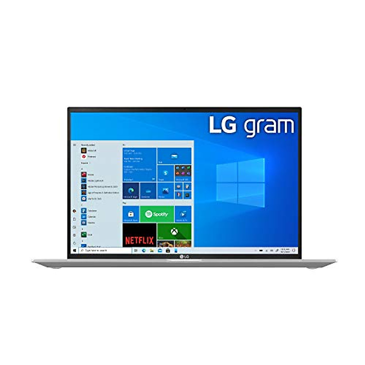 LG Gram 16Z90P Laptop 16" IPS Ultra-Lightweight, (2560 x 1600), Intel Evo 11th gen Core i7 , 16GB RAM, 1TB SSD, Upgradeable Windows 10 Home, Alexa Built-in, 2X USB-C, HDMI, USB-A - Silver