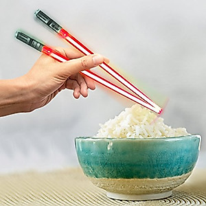 ChopSabers Lightsaber Led Light Up Chopsticks (1-Pair, Red)