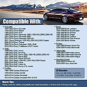 604-106 HVAC Blend Door Actuator Replaces# 89018365 52402588 15-72971 Replacement for 1994-2012 Chevy Silverado 1500 & 2500, Tahoe, GMC Sierra Yukon
