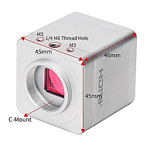 HAYEAR 1/1.8 inch IMX334 Sensor 4K Camera 41MP Industrial HDMI Camera USB Type C Digital Microscope Camera 1/125 High Speed Exposure Time for Mother Board PCB Repair