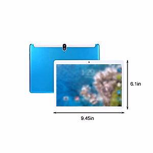 Tablet 10.1", All-New Fire 1GB+16GB Tablets Dual Camera HD Touchscreen Tablets PC, IPS HD Screen, 4000 mAh Long Battery Life, WiFi-Bluetooth Unlocked Phablet, Gift for Kids & Friends (Blue)