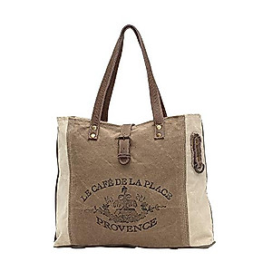 Myra Bags Provence Upcycled Canvas Tote Bag S-0939