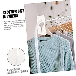 Parliky Dividers for Clothes Wardrobe 10pcs Size Dividers Practical Clothes Organizers